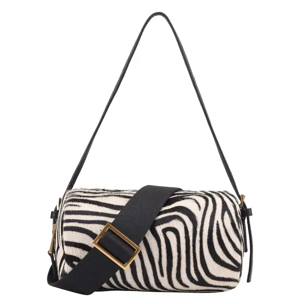 Paul Costelloe Leoni Leather Cross Body Bag - Black