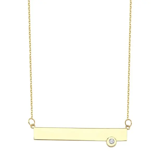 DIME TRIBE Plate Necklace - Gold