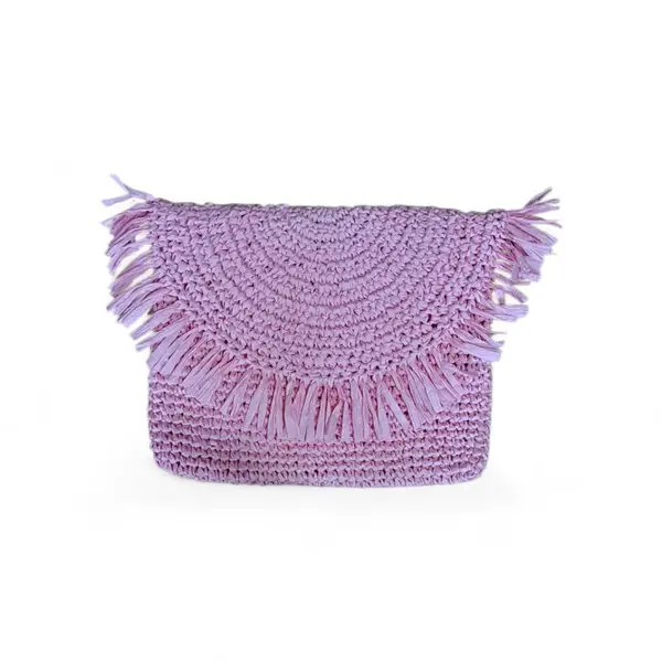 SPRINGMOONATELIER Handmade Raffia Mini Handbag