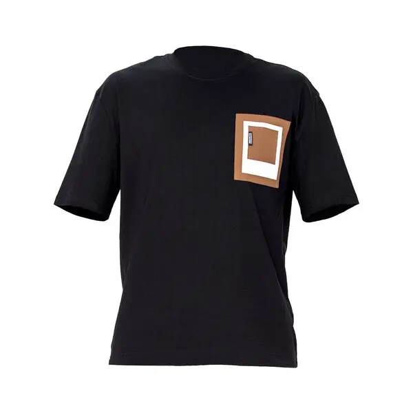 SMART AND JOY Pocket Window T-shirt - Black