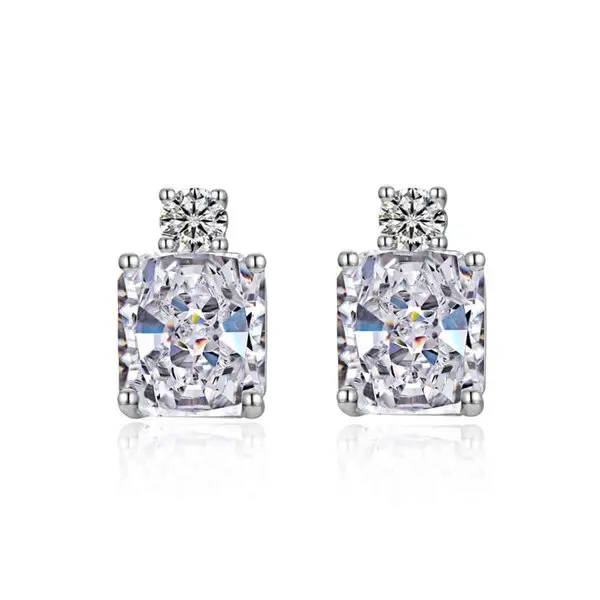VIVIANA HALIL The Aria Earrings – Sterling Studs Crafted For Bold Femininity - Silver