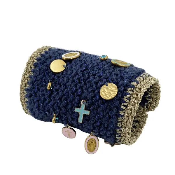 HILO DE MAR Anna Bracelet With Charms - Blue