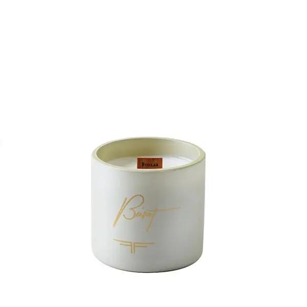 FIOLAS Beirut Woodwick Candle - Grey