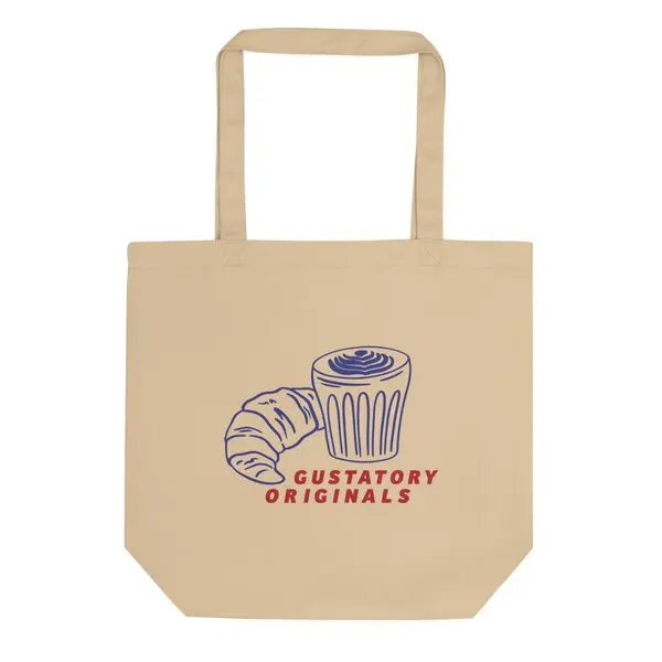 ANCHOR & CREW Neutrals Neutral Gustatory Originals Postcards From Sunday Recycled Cotton Tote Bag - Brown