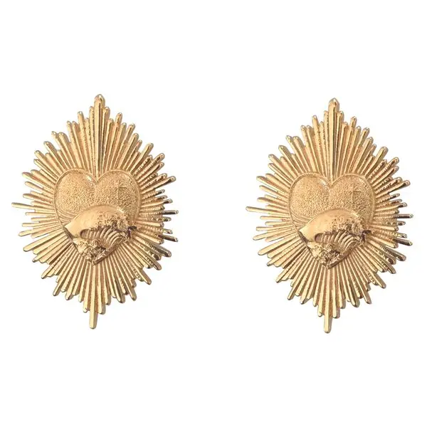 IN CAUDA VENENUM Anahita Earrings - Gold