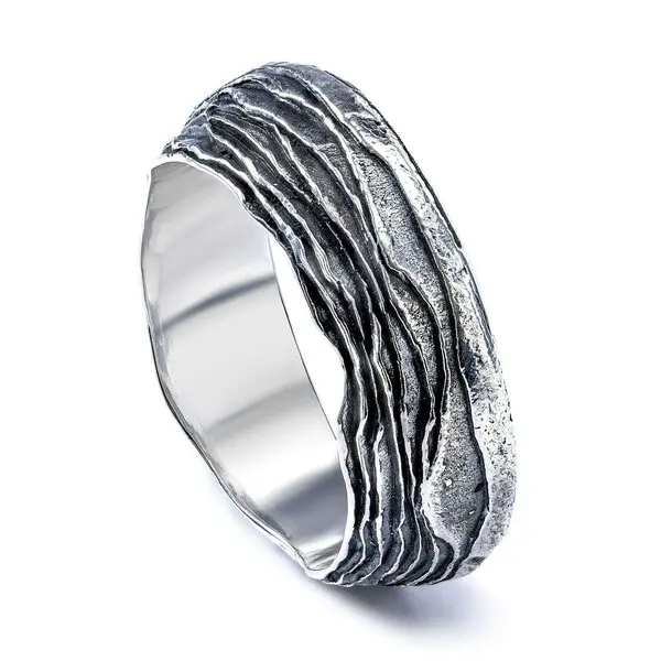GERMAN KABIRSKI Jotun Oxidized Ring With Layered Texture