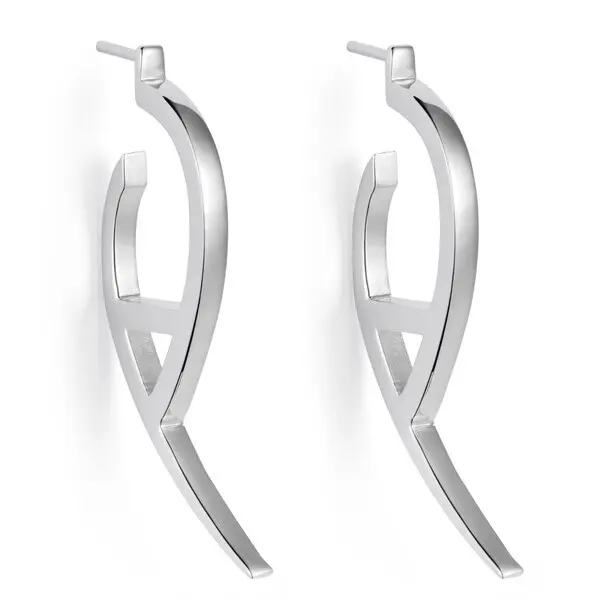TOOLALLY Flick Earrings Sterling - Silver