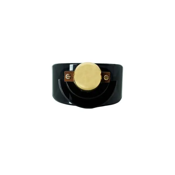 GISSA BICALHO Black / Gold Bracelet Pupile Smoked - Black/gold