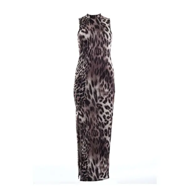CHIARELLA Black / Grey Seductora Dress Animal Print