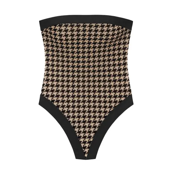 PERILLA Oxford Bandeau Bodysuit - Black