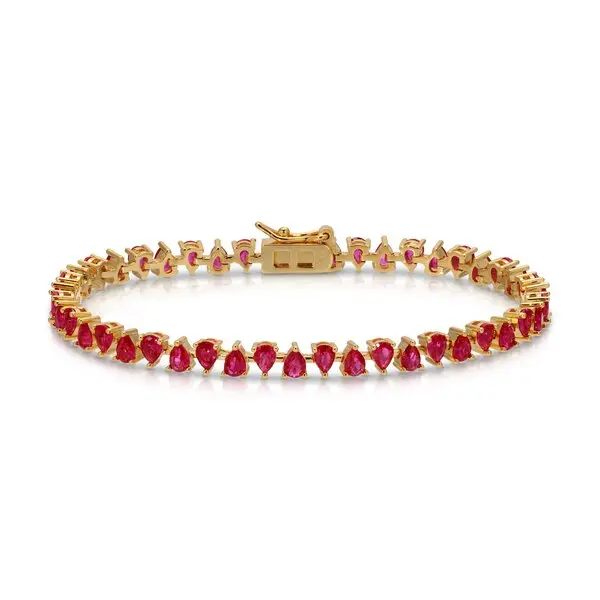 NATIVE GEM Duchess Bracelet- Ruby - Red