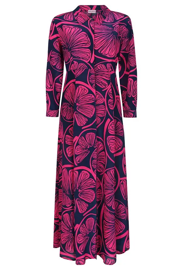MERCY DELTA Rosedene Limoncello Amalfi Dress - Pink