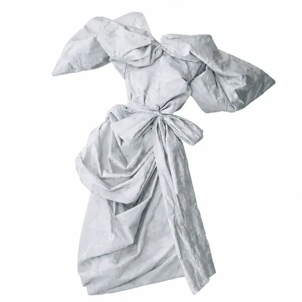 Miro Misljen Sculptural Wrap Dress