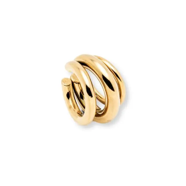 DIVINE ARIA Chunky Ear Cuff Tarnish Free - Gold