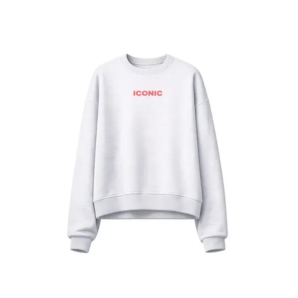 TANTRA SPAIN SL Sweatshirt With Iconic Fluorescent Text On The Front And Back - Grey