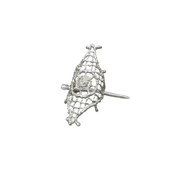RAXADA Enchanted Rhombus Cord End - Silver
