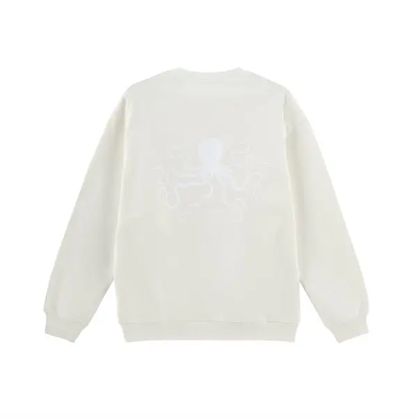 SAINT ONE CO. Neutrals Prima Octo Sweatshirt Vanilla - Yellow