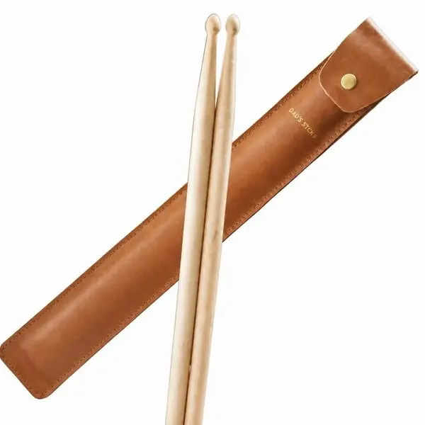 VIDA VIDA Tan Leather Drum Stick Dads Sticks - Brown