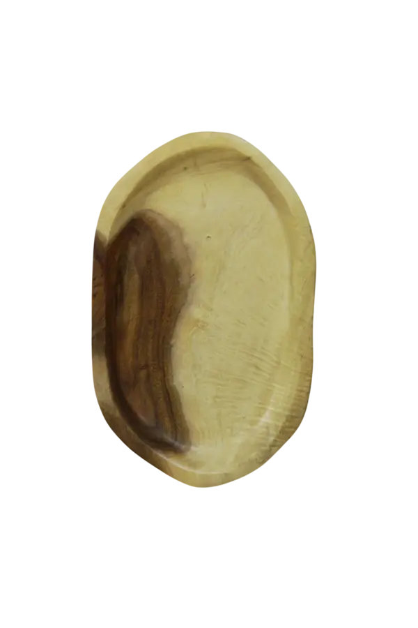 Botanical Boys Handmade Wooden Bowl Two Four One Two - Brown