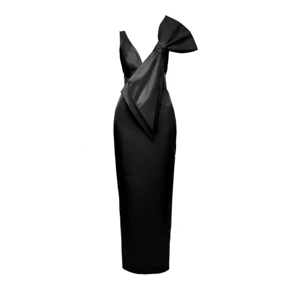 Baé Special Moments Ava Dress + Side Bow - Black