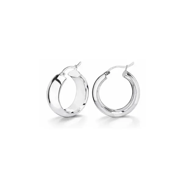 GOLD & HONEY Small Hoop Earrings - Silver