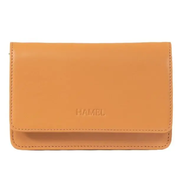 HAMEL ATELIER Salina Bag Leather Crossbody Bag Tan - Brown