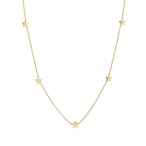 AUREE JEWELLERY Alta Gold Vermeil Star Necklace - Yellow