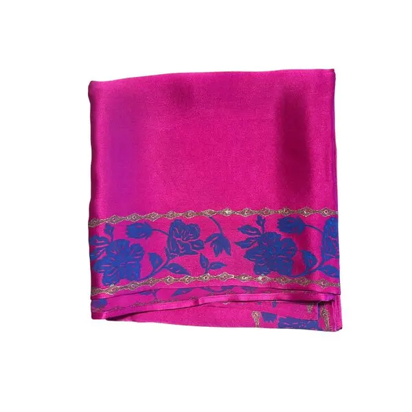 HERITAGEMODA Maharani Royal Silk Luxury Scarf - Pink