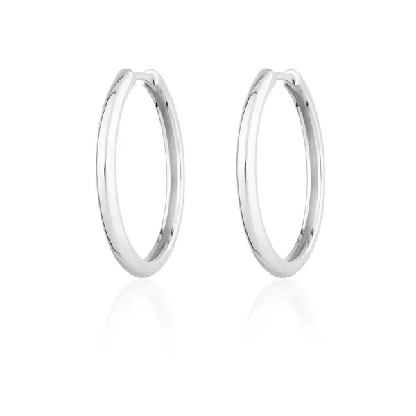 SCREAM PRETTY Perfect Hoop Earrings - Silver