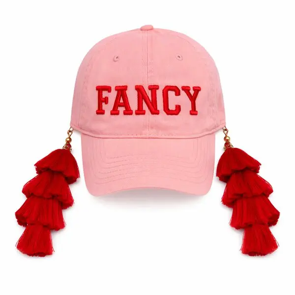 JULIA CLANCEY Tasseltastic Fancy Tassel Baseball Cap - Pink