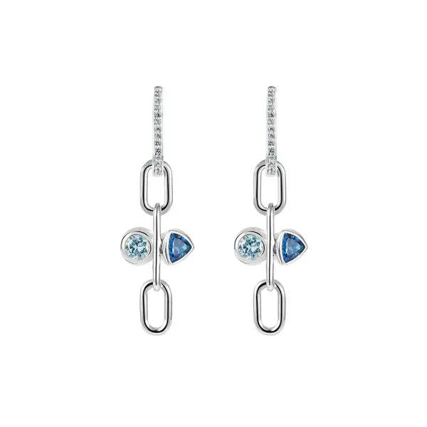 Arte Madrid Toggle Kaleidoscopic Convertible Drop Earrings Light - Blue