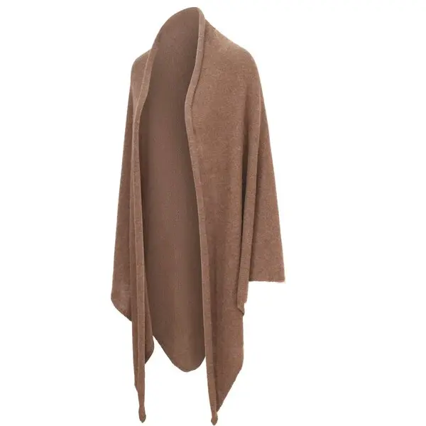 ALPACA APPAREL Alpaca Shawl - Brown