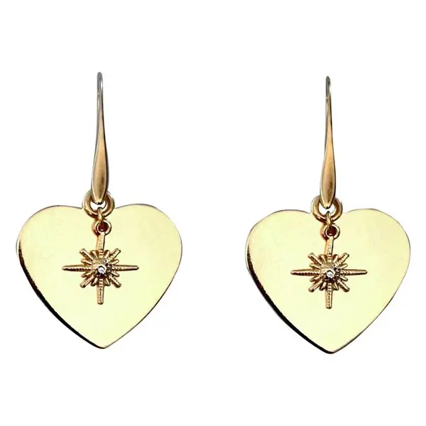 IN CAUDA VENENUM Tara Earrings - Gold