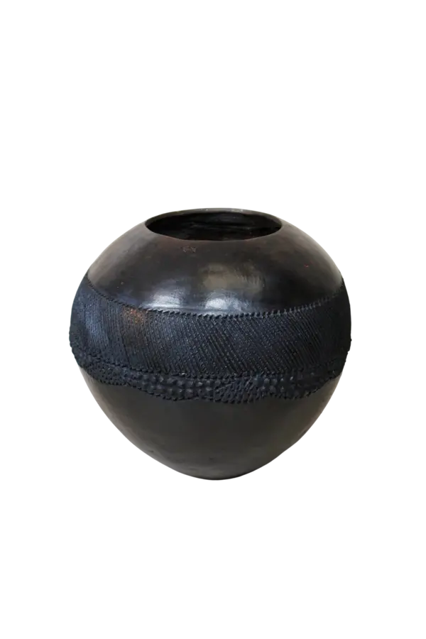 Botanical Boys Black / Brown Zulu Pot One Six Three Four - Black/brown
