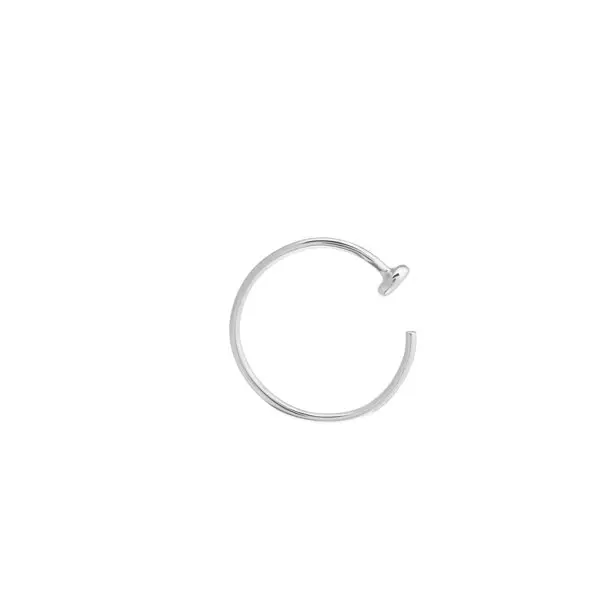 ZOHREH Nose Ring 9k White Gold - Silver