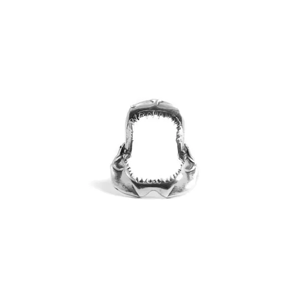 LEE RENEE Shark Jawbone Tie Pin - Silver