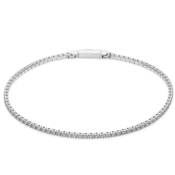 SIF JAKOBS JEWELLERY Silver / White Bracelet Ellera Silver White - Silver/white