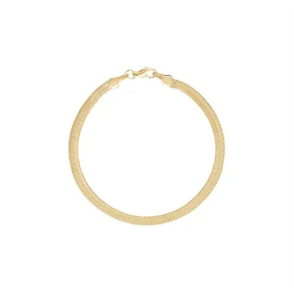 OLIVIA LE Sahira Herringbone Bracelet - Gold