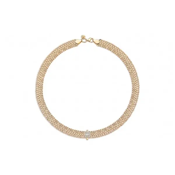 REIS JEWELLERY Diamond Baguette Choker Yellow - Gold