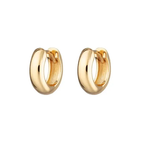 SCREAM PRETTY Chunky Huggie Earrings - Gold