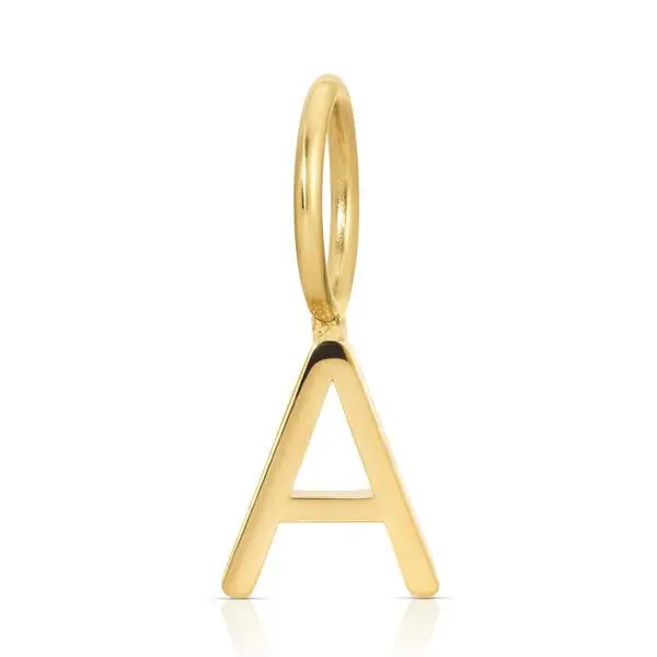 Maya Brenner Designs Letter Charm Yellow