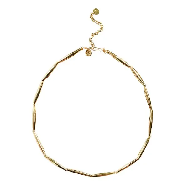ADRIANA PAPPAS DESIGNS Liquid Gold Necklace Single Strand - Yellow