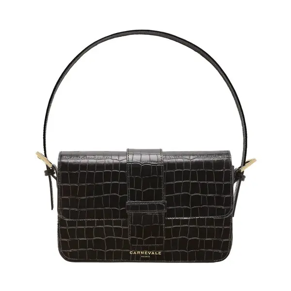 CARNEVALE Dalia Coco Baguette Bag - Black