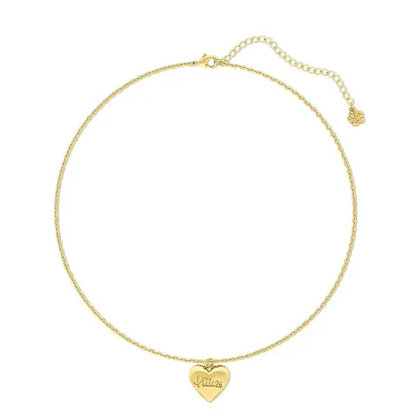 CLOUD HAVEN A Pittie Has My Heart Necklace - Gold
