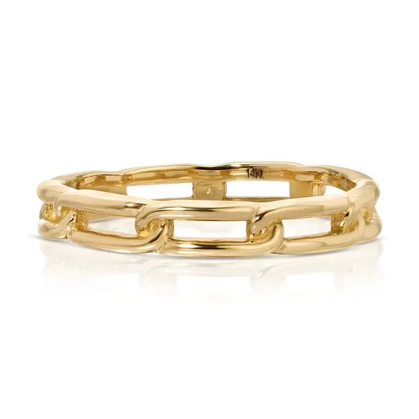 Maya Brenner Designs Link Ring - Gold