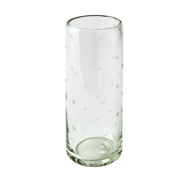 HALF PAST SEVEN Starry Night Highball Glass — Clear - White