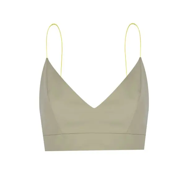 MIRIMALIST Olive Bra Bustier - Green