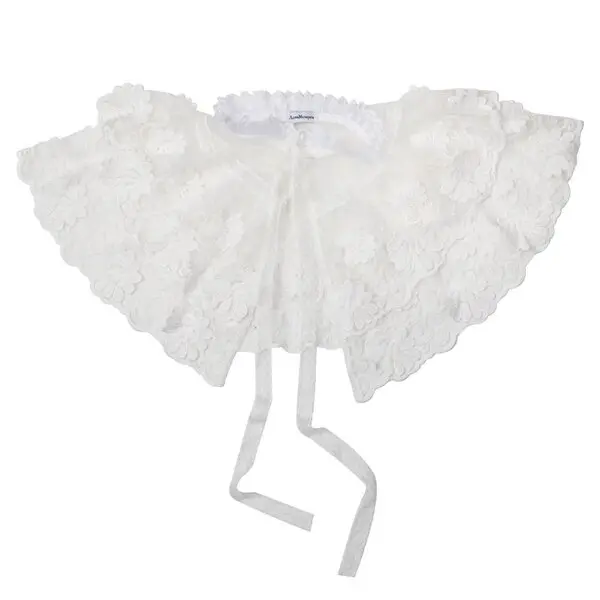 AZIMA MUSAYEVA Bernadette Collar - White
