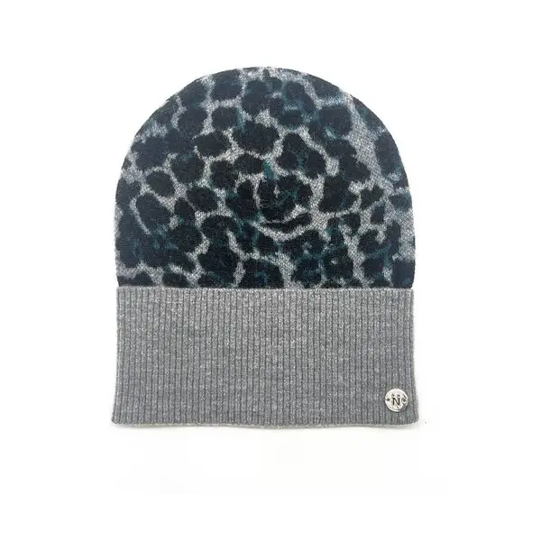 NOOKI DESIGN Grey / Blue Darcy Beanie In Grey - Grey/blue