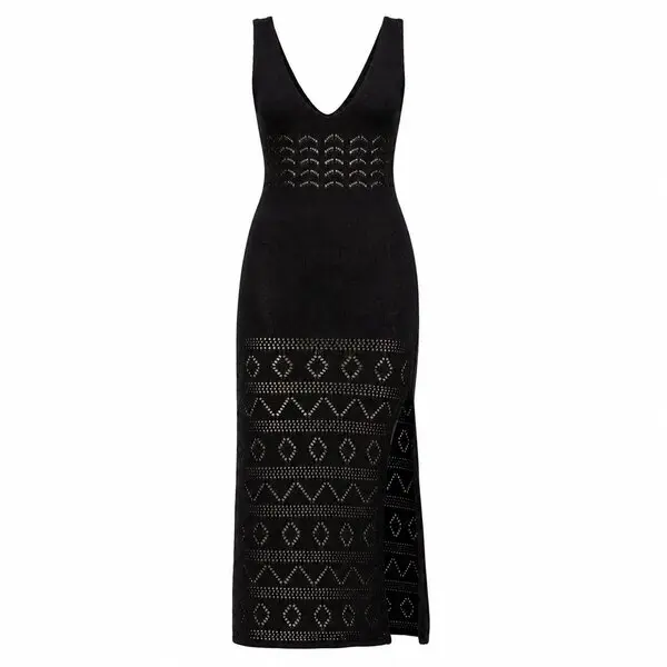 CHIARELLA Ocean Twist Chic Dress - Black